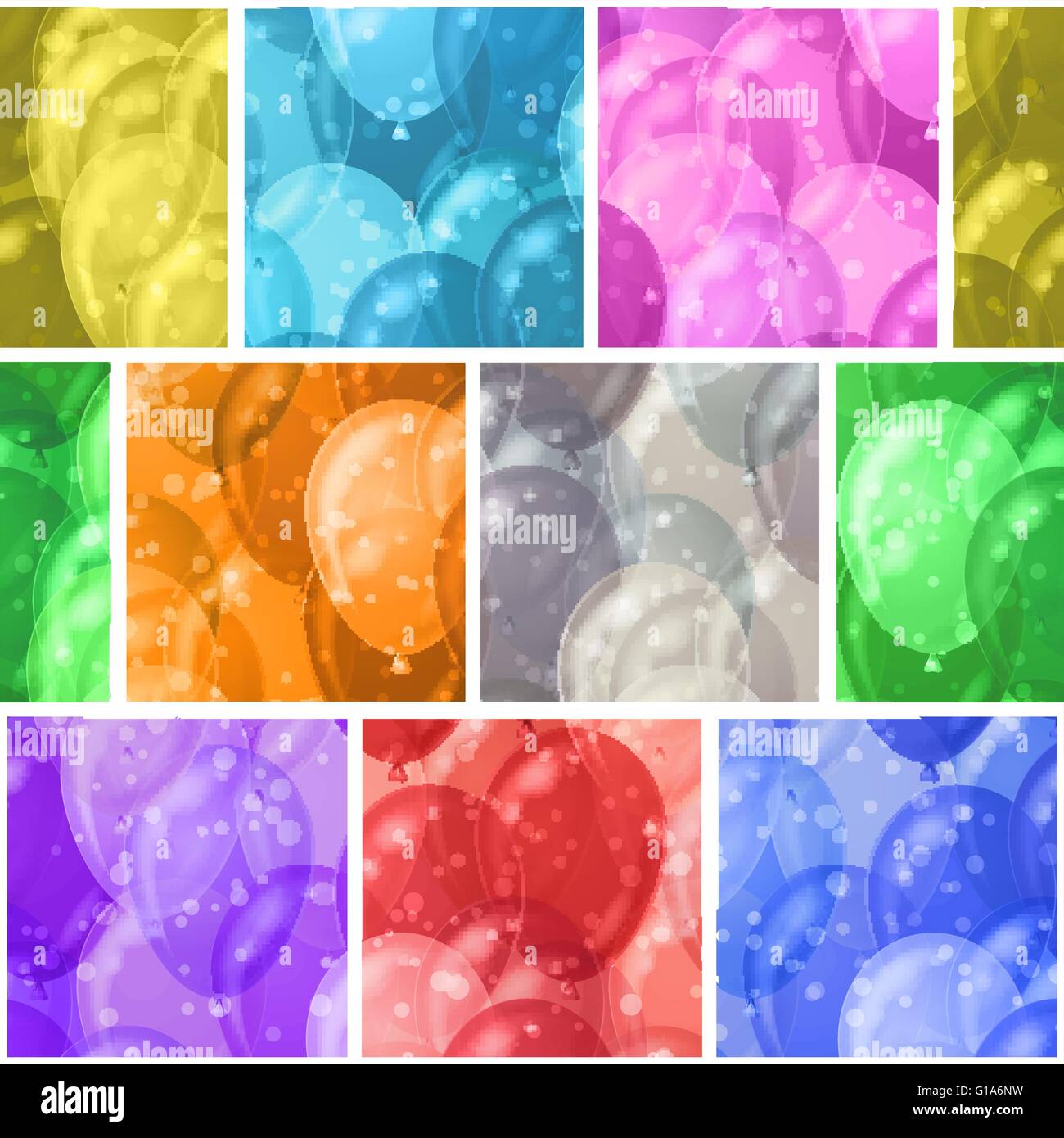 Balloon background seamless Stock Vector Image & Art - Alamy