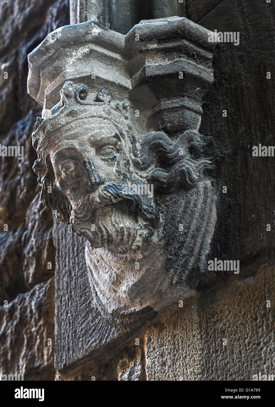 Gothic carving in stone hi-res stock photography and images - Alamy