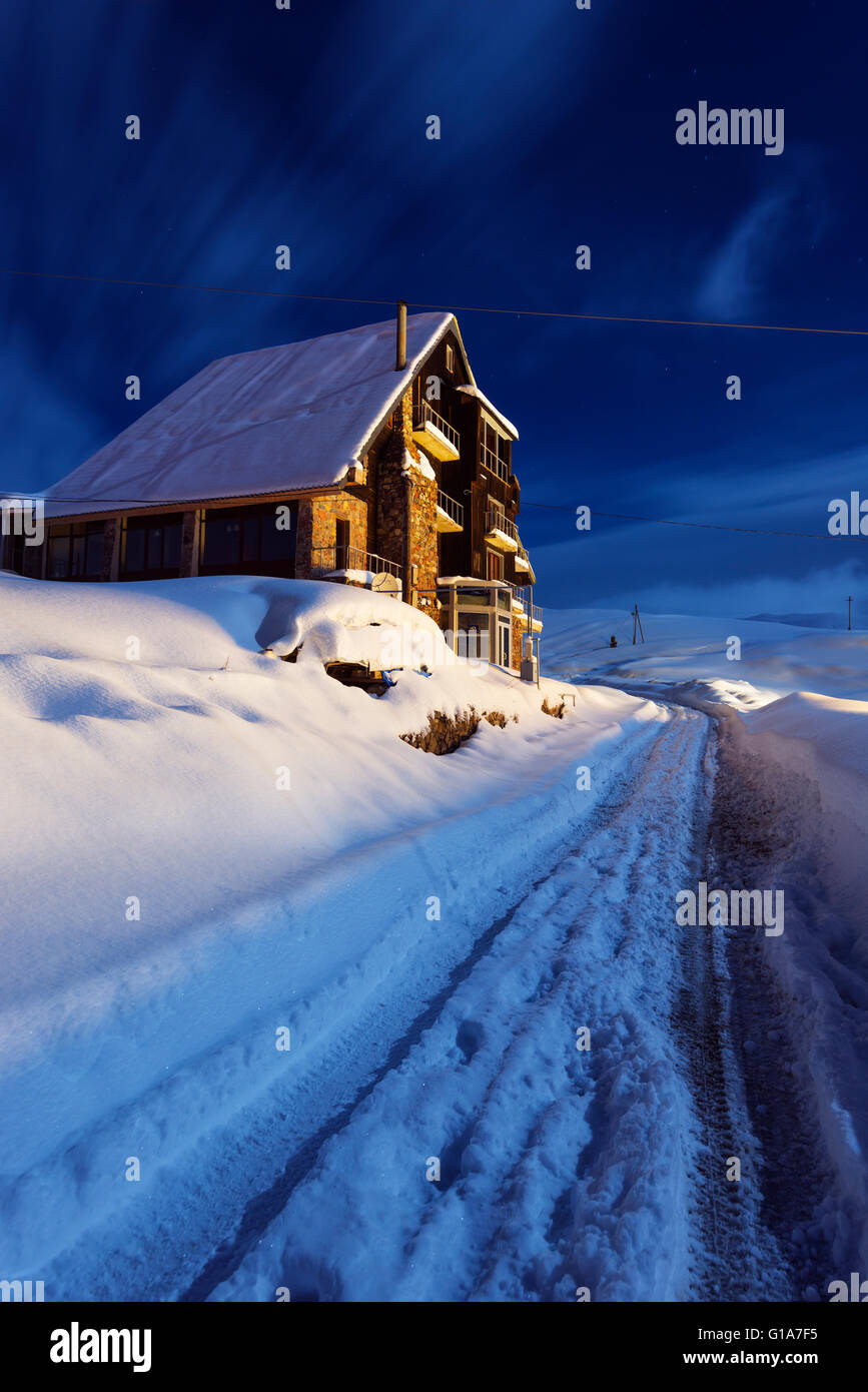 Eurasia, Caucasus region, Georgia, Gudauri ski resort Stock Photo - Alamy