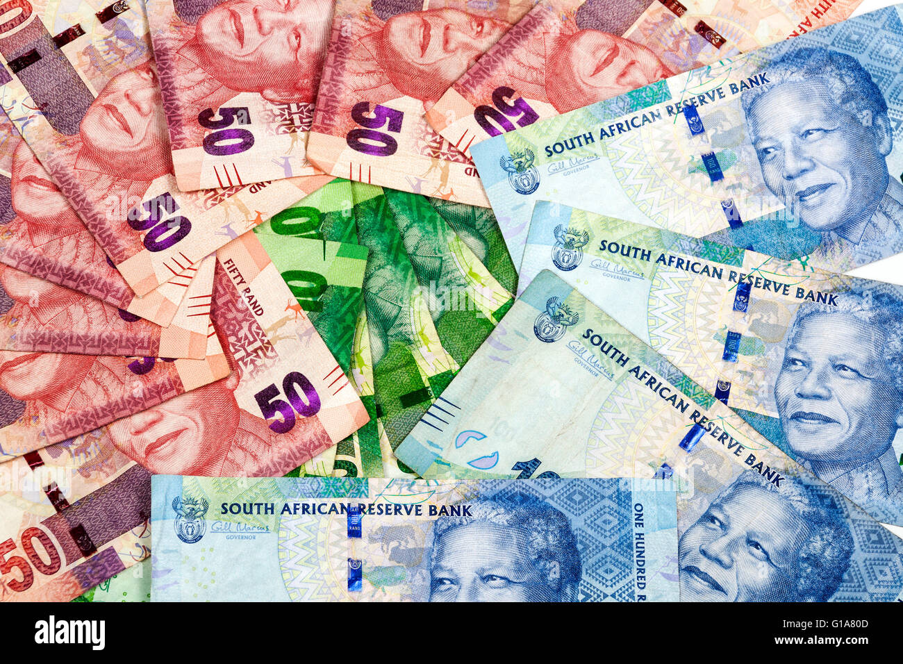 100 rand note hi-res stock photography and images - Alamy