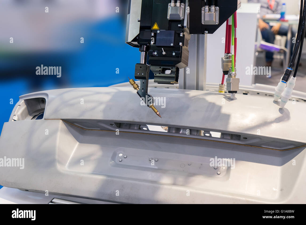 robotic hand machine tool at industrial manufacture factory Stock Photo ...