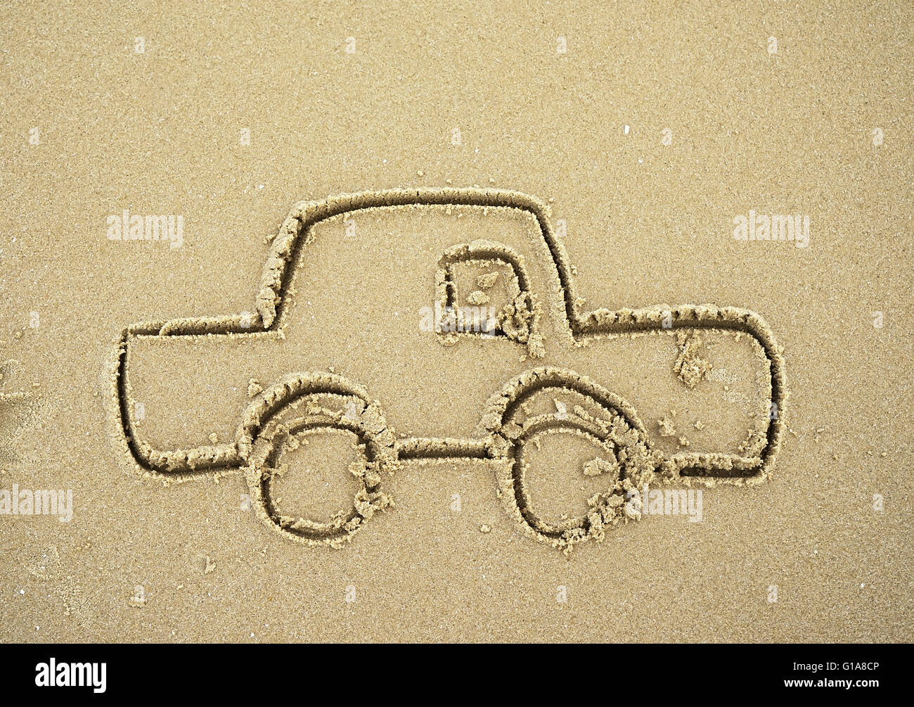 Car drawing hi-res stock photography and images - Alamy