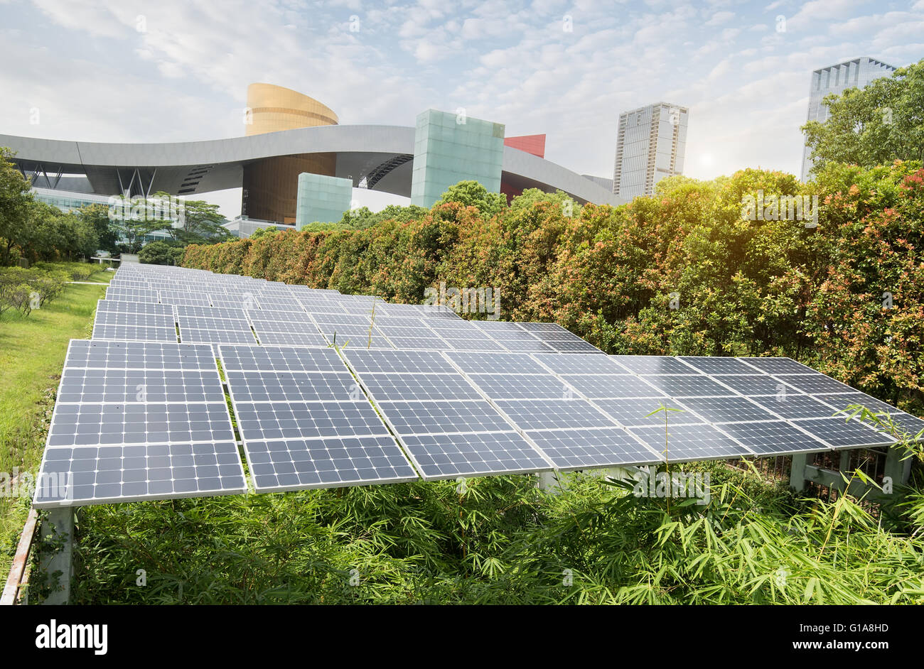 Solar panels city hi-res stock photography and images - Alamy