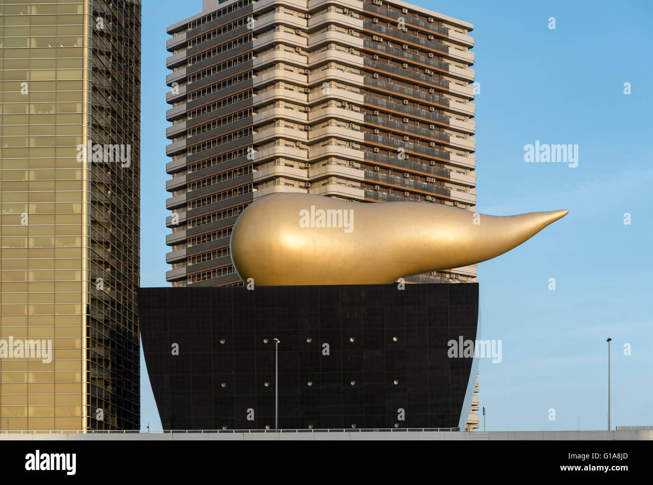 Asahi breweries building flame hi-res stock photography and images - Alamy