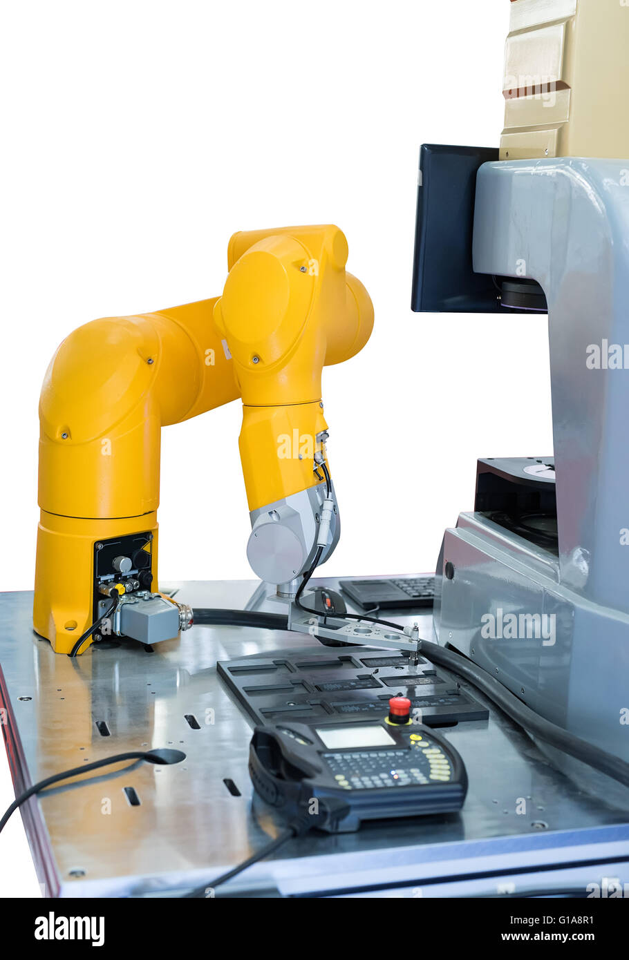 robotic hand machine tool at industrial manufacture factory Stock Photo ...