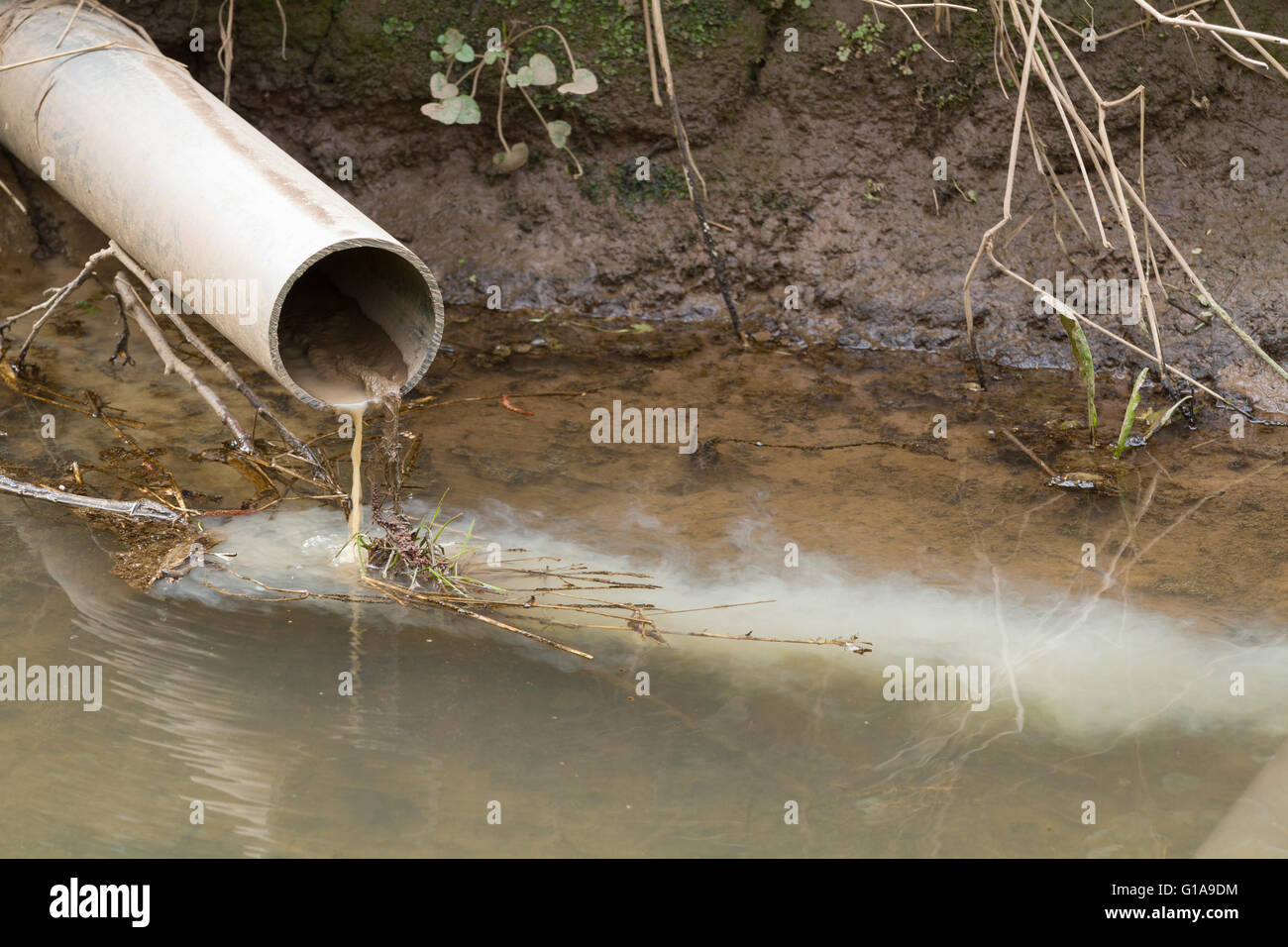 Draining effluent pipe hi-res stock photography and images - Alamy