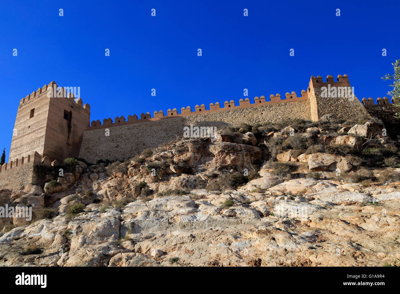 Alcazaba walls hi-res stock photography and images - Alamy