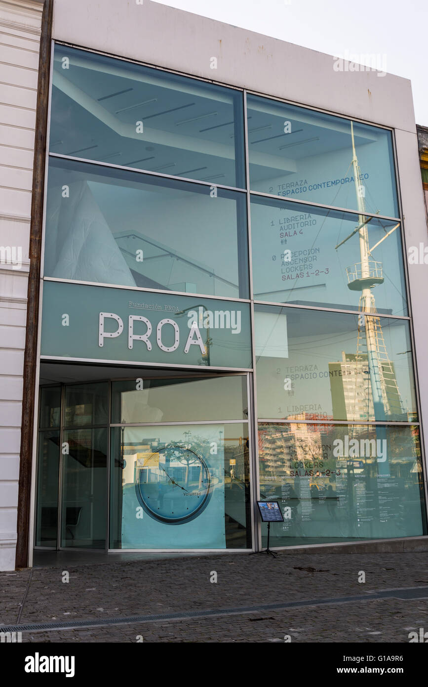 Proa contemporary art gallery, La Boca, Buenos Aires, Argentina Stock ...