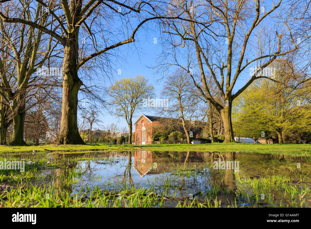 Beautiful landscape around Hyde Park, London, United Kingdom Stock ...