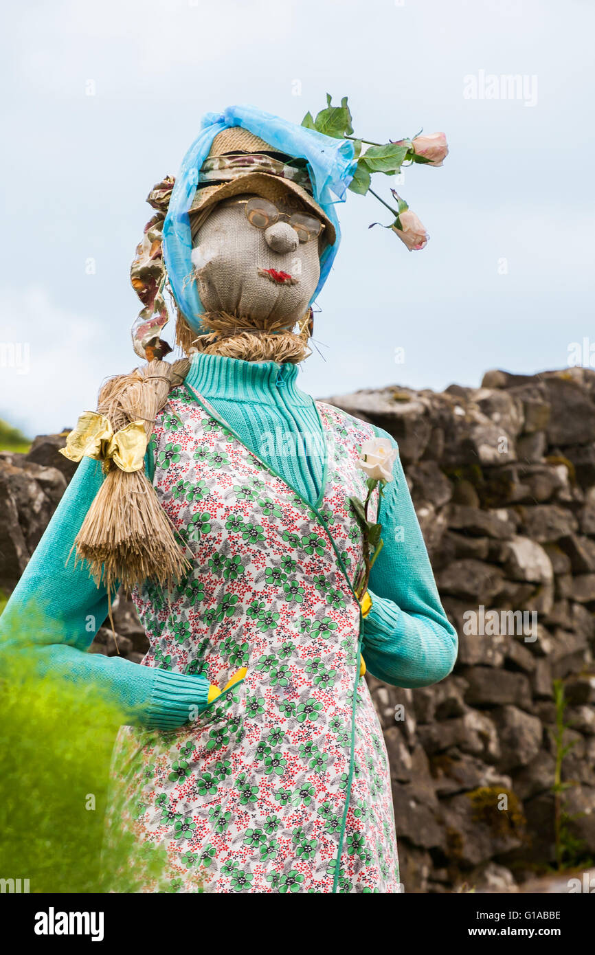 A scarecrow in a garden belonging to Overfield Farm, Chapel Lane ...