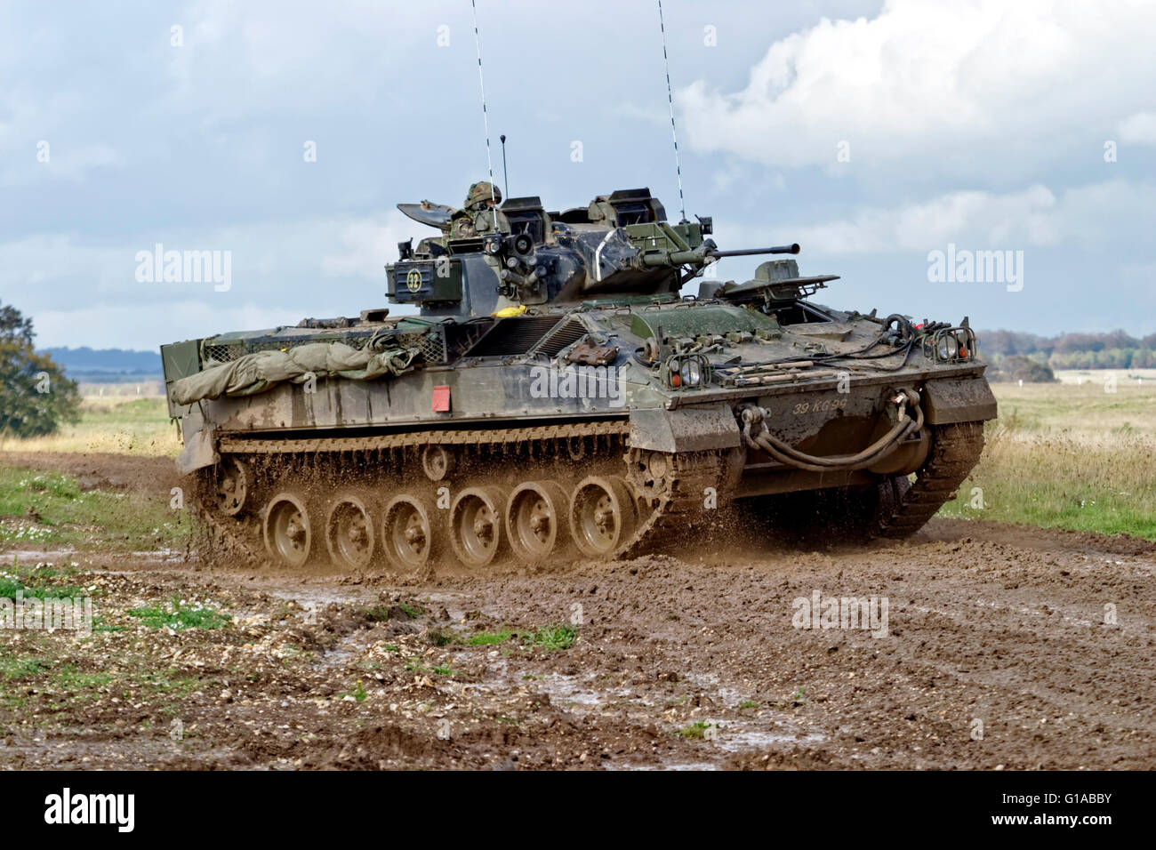 Warrior tracked armoured vehicle hi-res stock photography and images ...