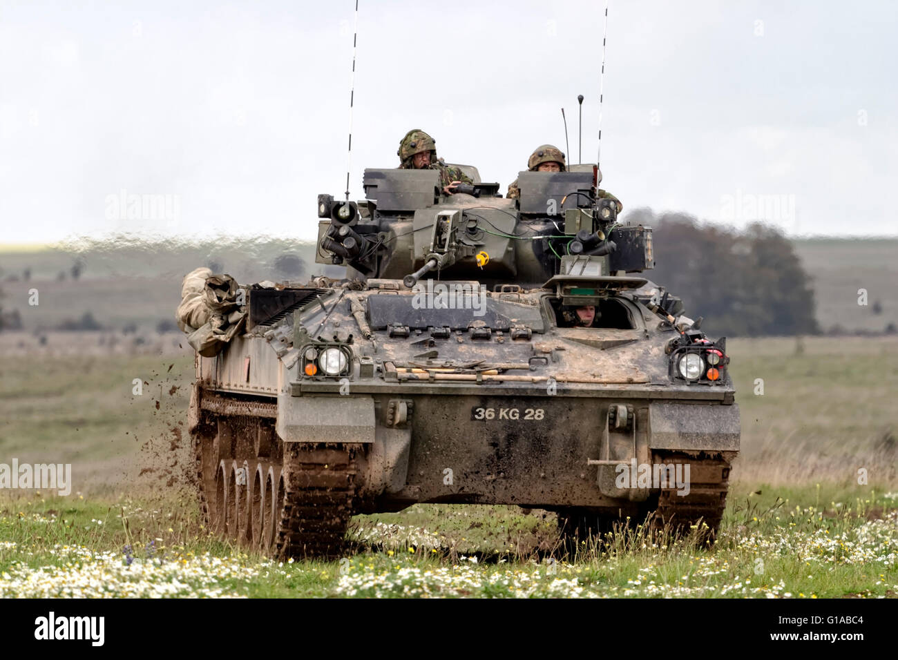 Warrior Tracked Armoured Vehicle High Resolution Stock Photography and ...