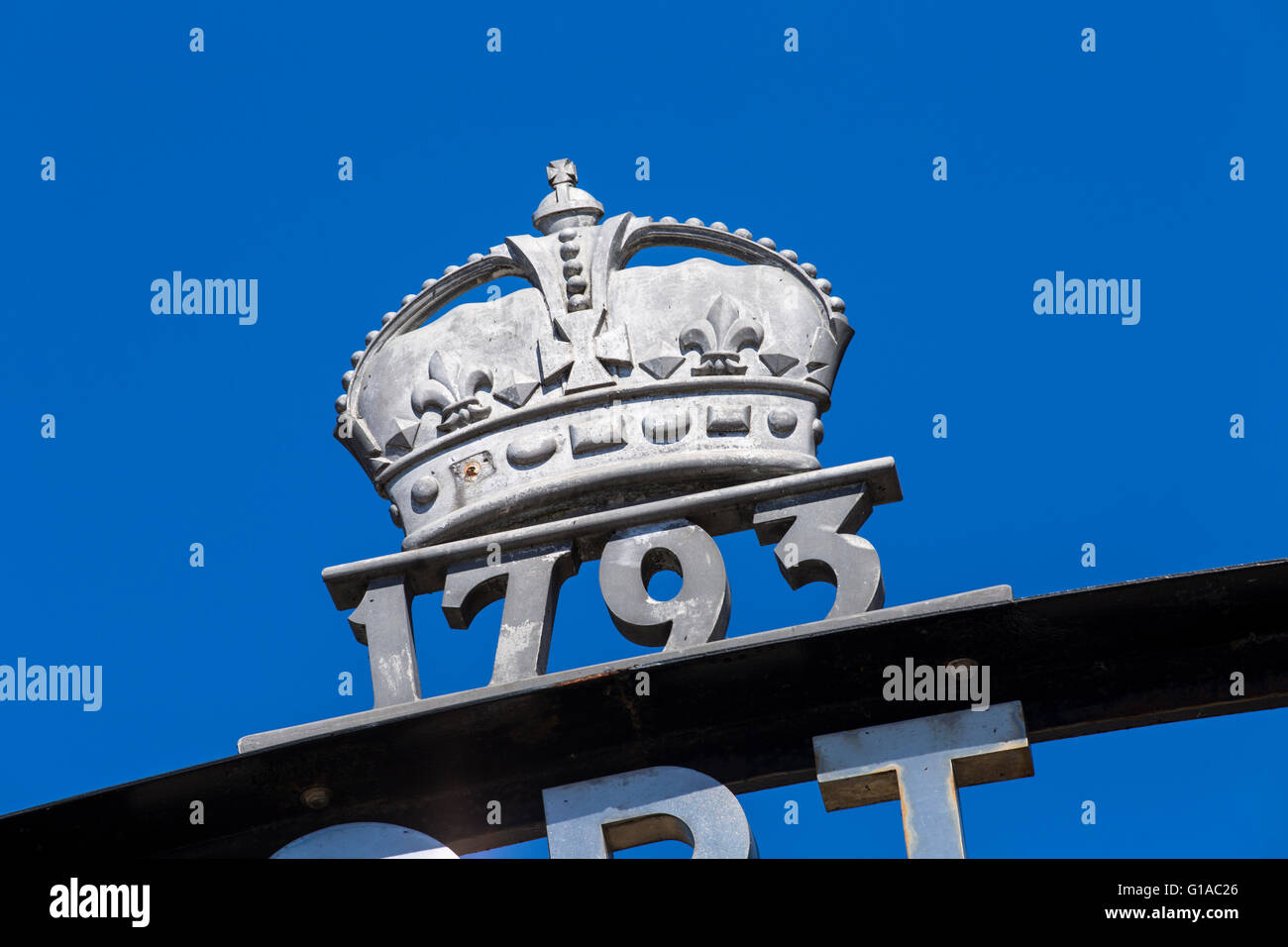 Toronto Ontario Canada Entrance to Historic Old Fort York with Army ...