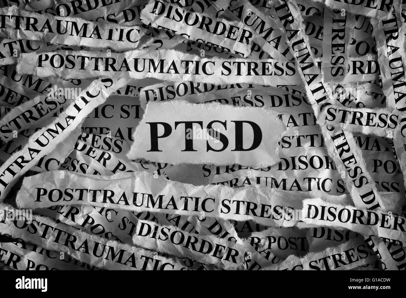 Posttraumatic stress disorder Black and White Stock Photos & Images - Alamy
