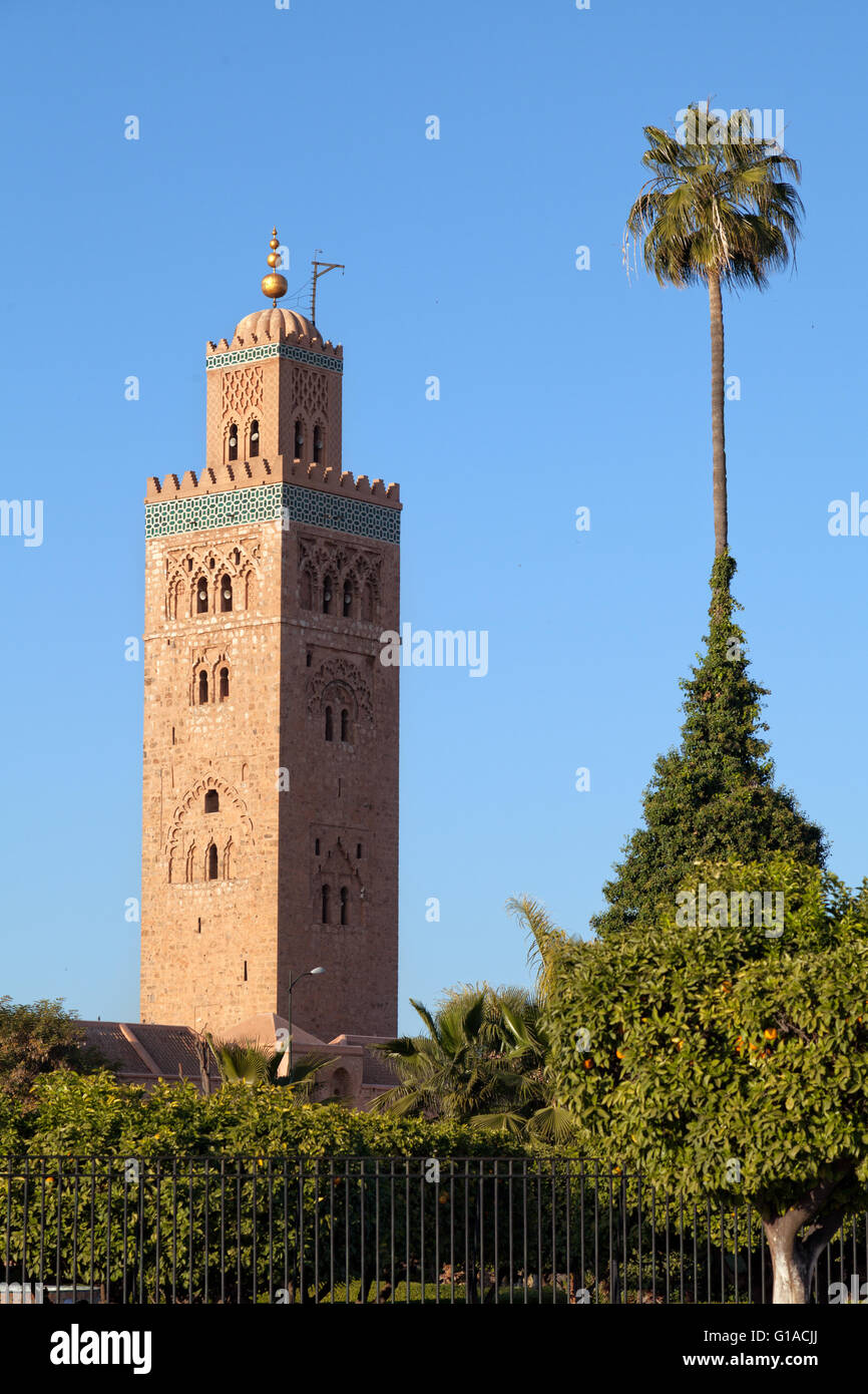 Largest mosque in marrakesh hi-res stock photography and images - Alamy