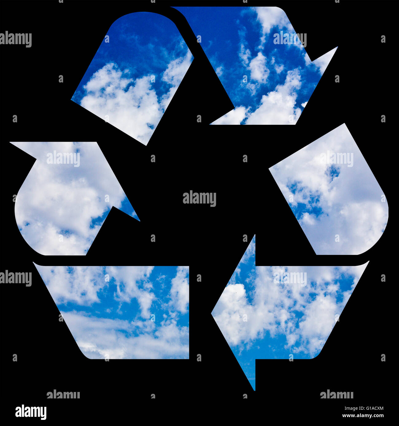 Recycle Symbol Clouds High Resolution Stock Photography and Images - Alamy