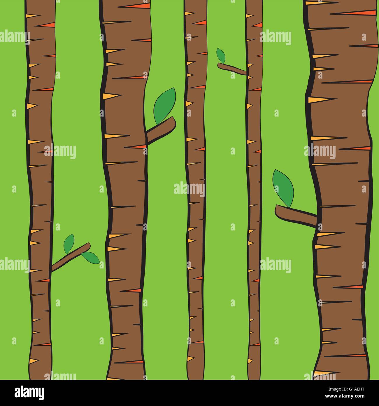 Tree trunk illustration Stock Vector Image & Art - Alamy