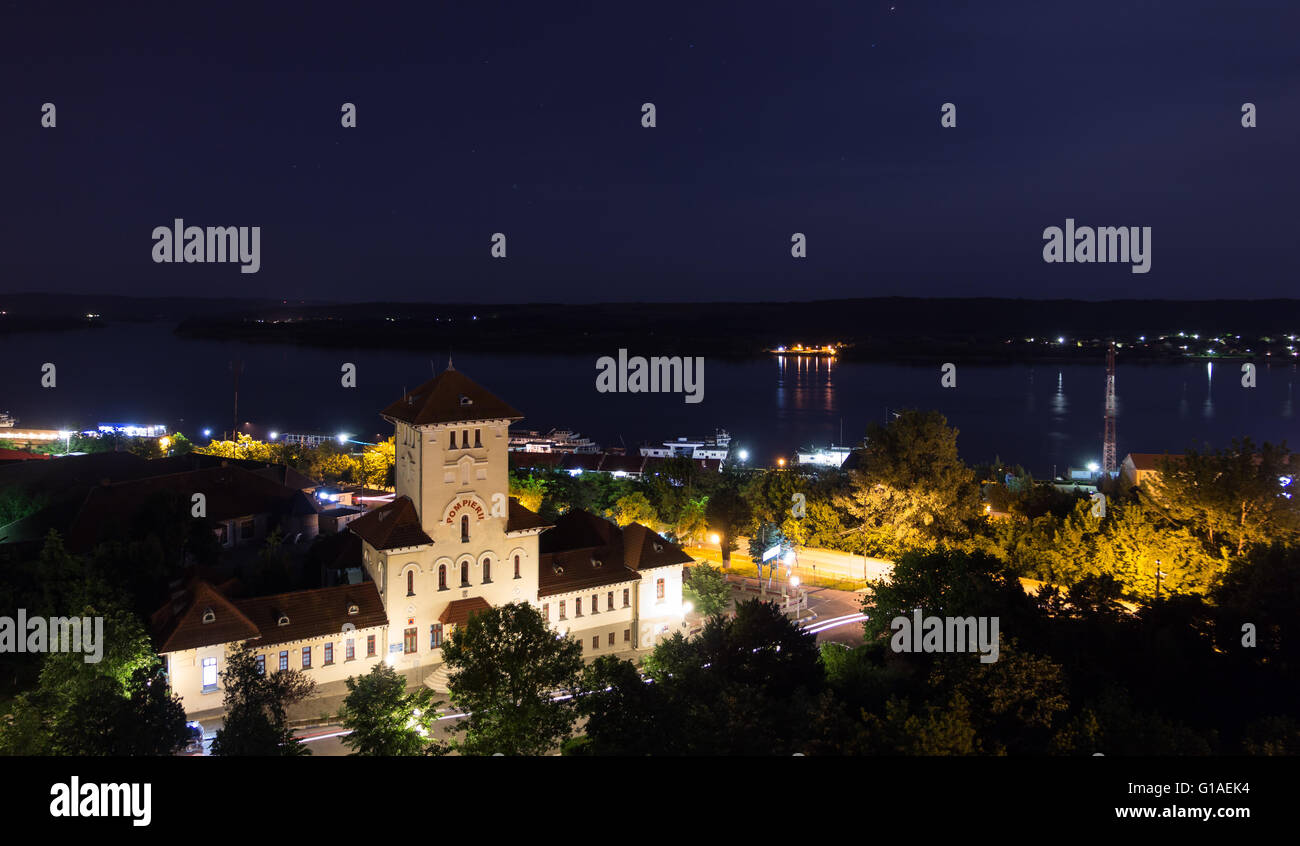 Night city drobeta turnu severin hi-res stock photography and images ...