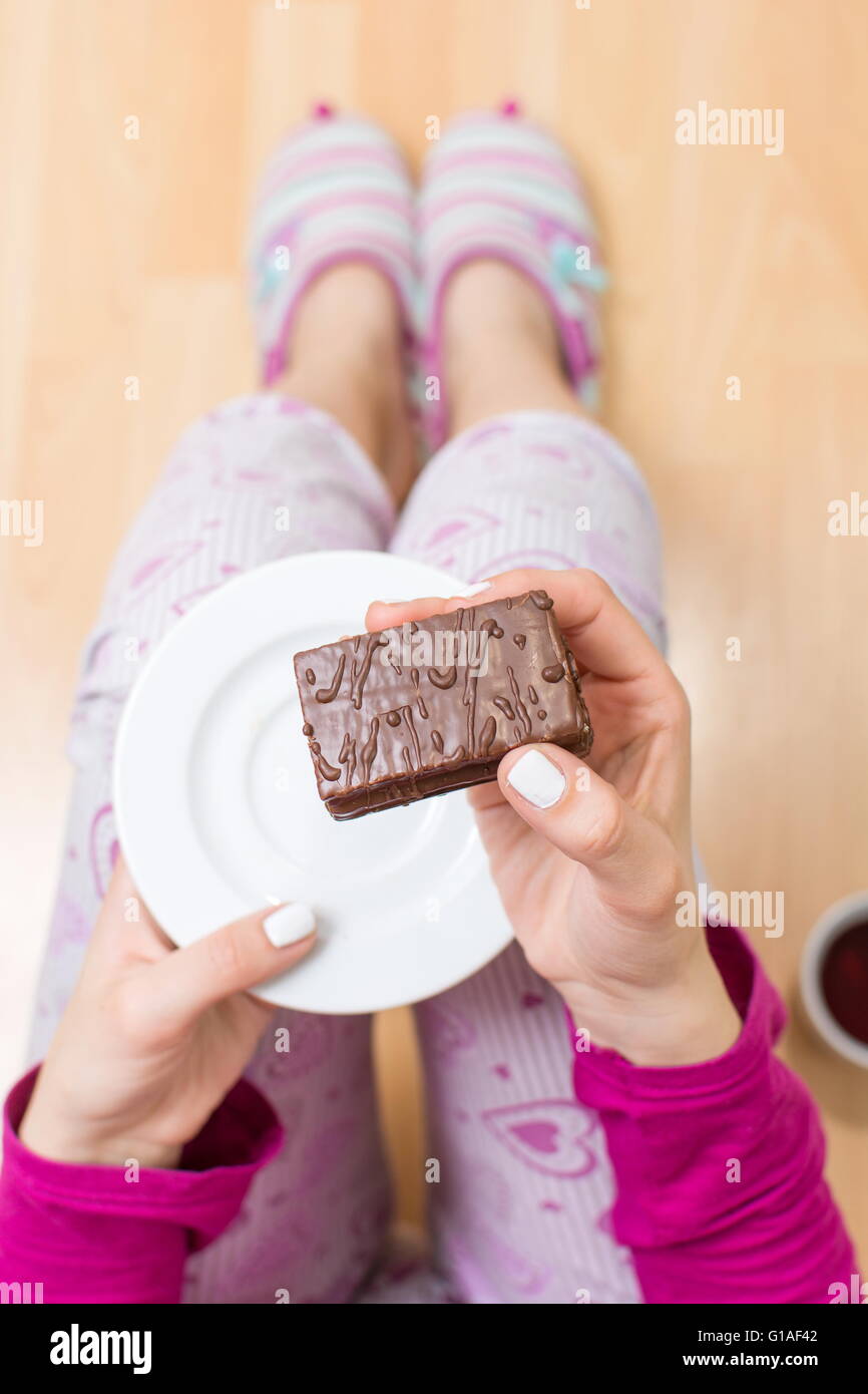 Eating a dessert hi-res stock photography and images - Alamy