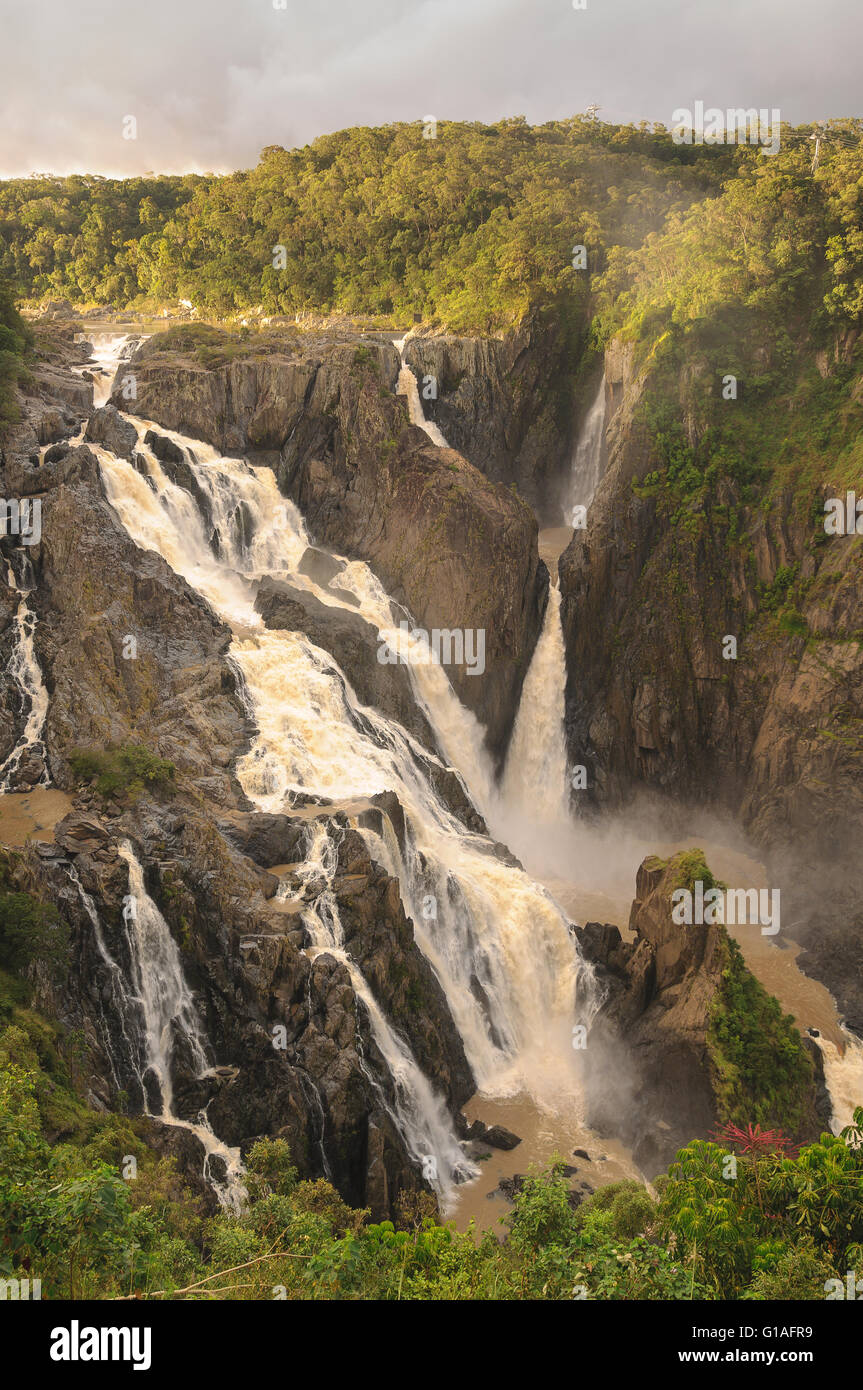 Barron falls in far north Queensland after heavy rains Stock Photo - Alamy