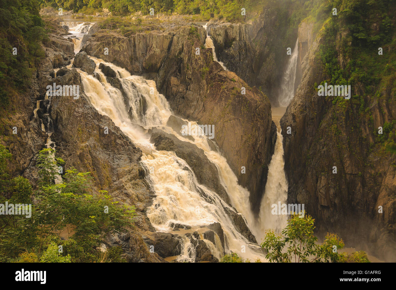 Barron falls in far north Queensland after heavy rains Stock Photo - Alamy