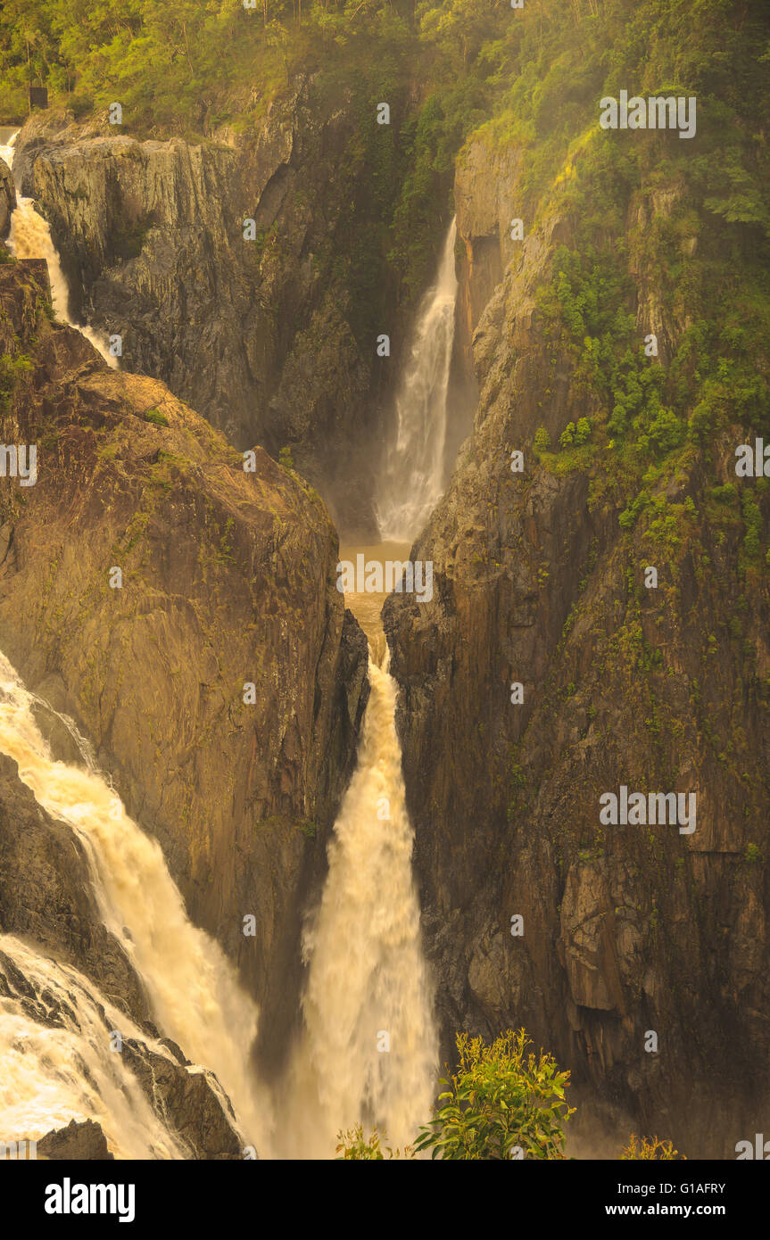 Barron falls in far north Queensland after heavy rains Stock Photo - Alamy
