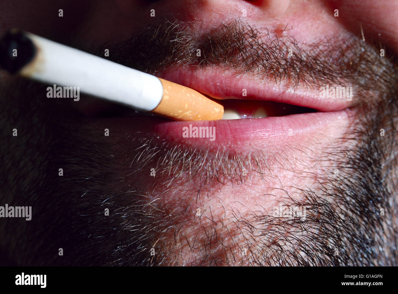 Unshaven face macro hi-res stock photography and images - Alamy