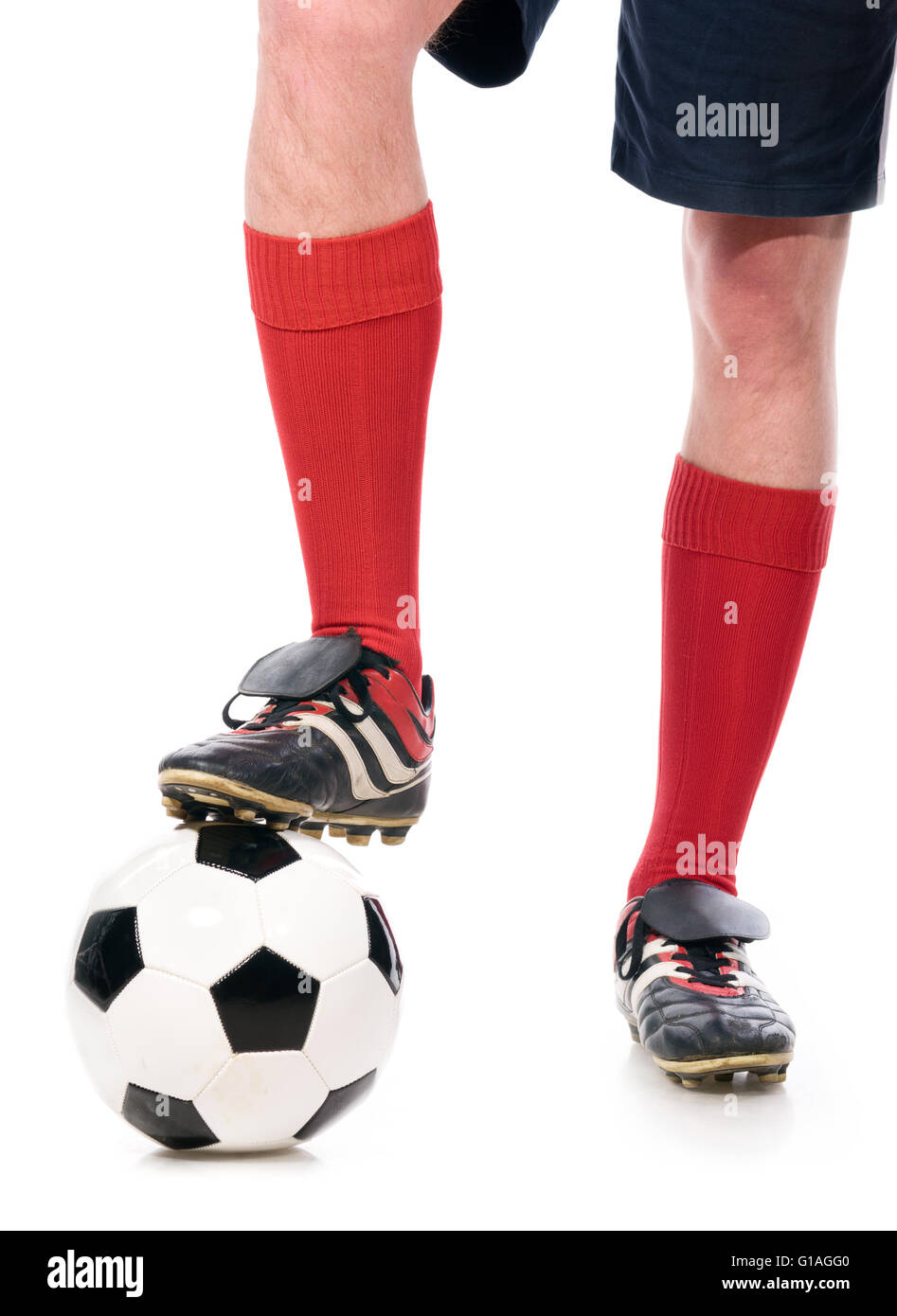 legs of soccer player Stock Photo - Alamy