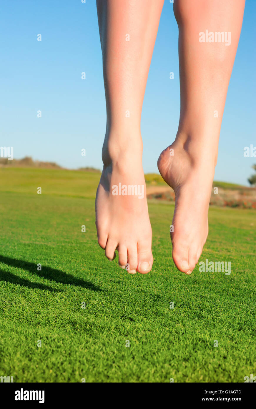 Human jumping hi-res stock photography and images - Alamy