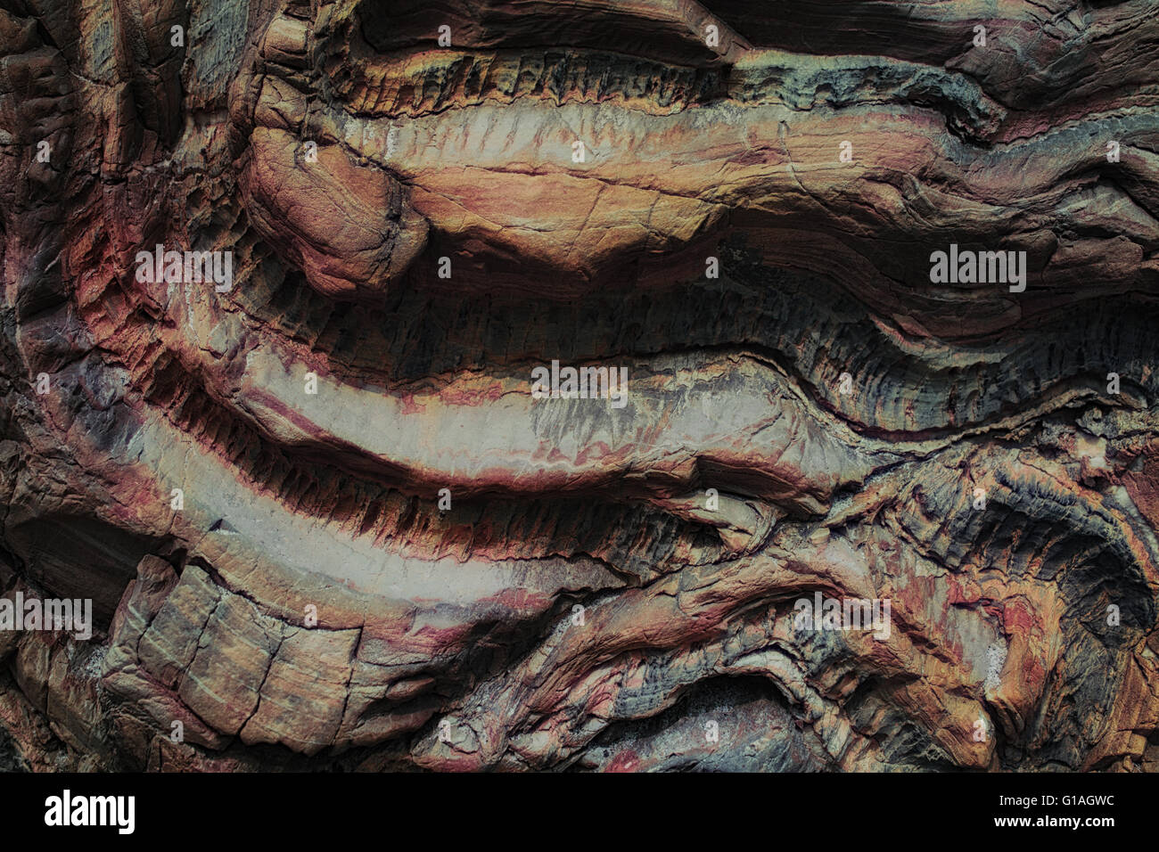 The texture of the rock breaking closeup Stock Photo - Alamy
