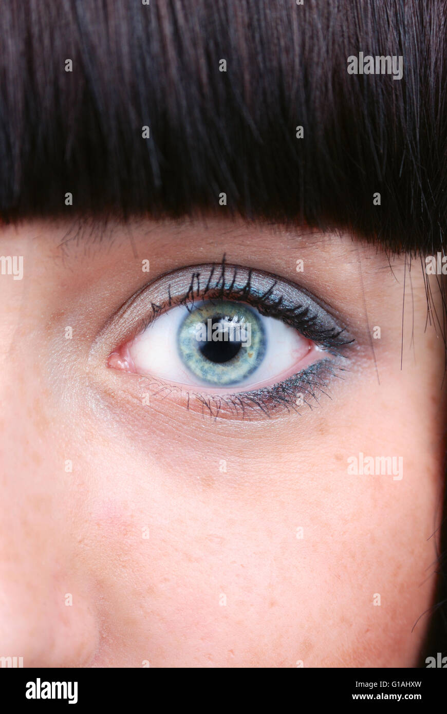 closeup of beautiful women eye Stock Photo - Alamy