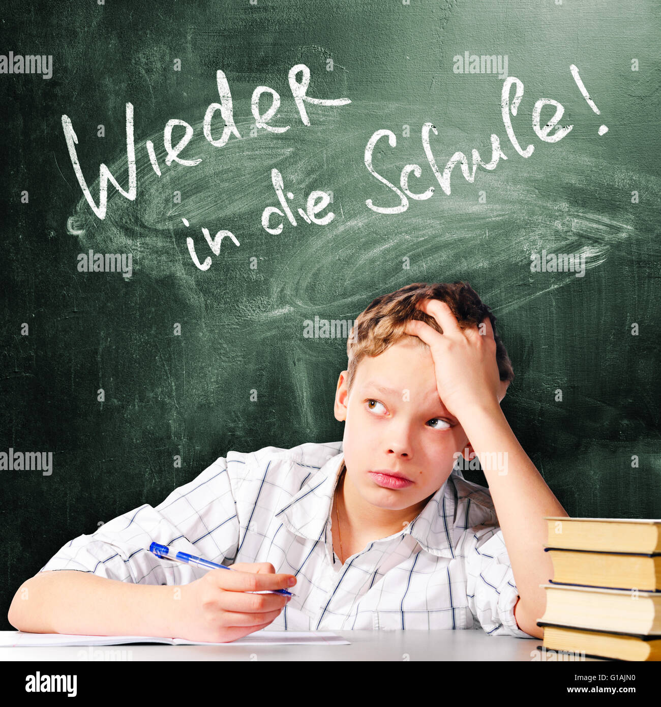Sad school hi-res stock photography and images - Alamy