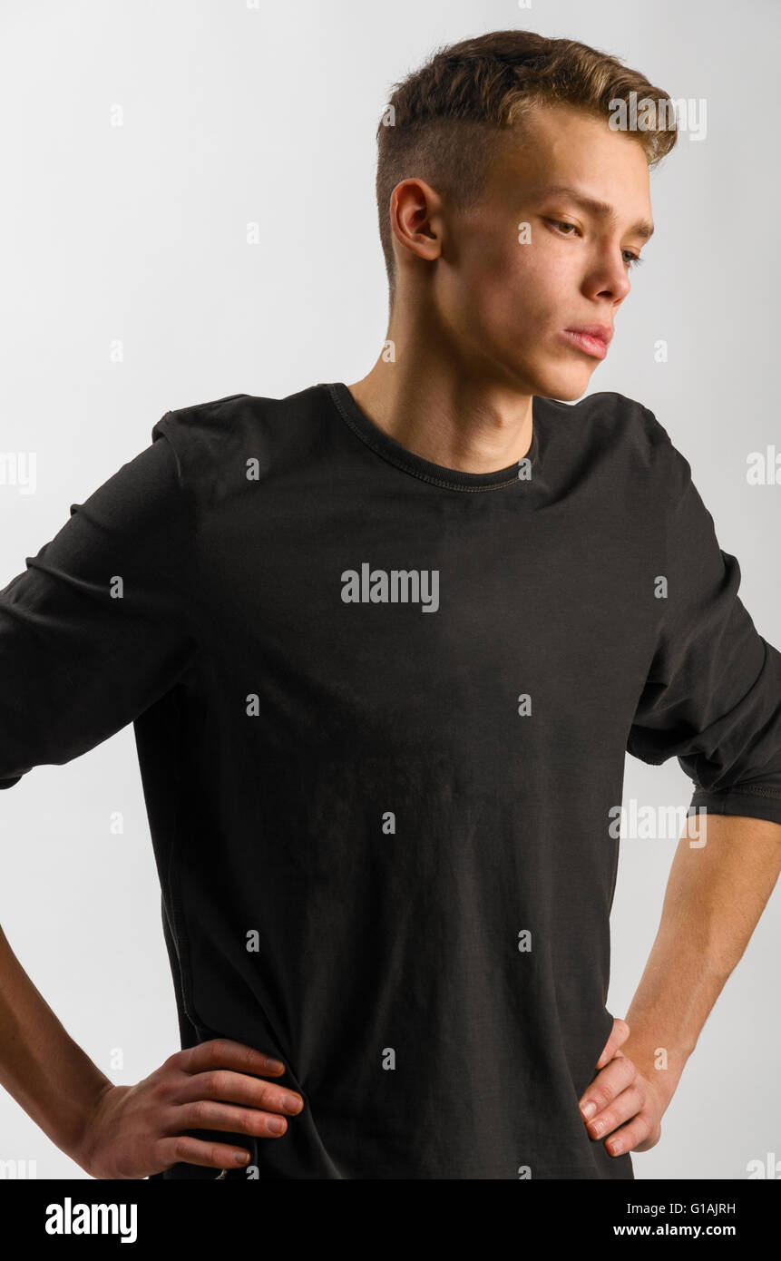 Strong teenager hi-res stock photography and images - Alamy