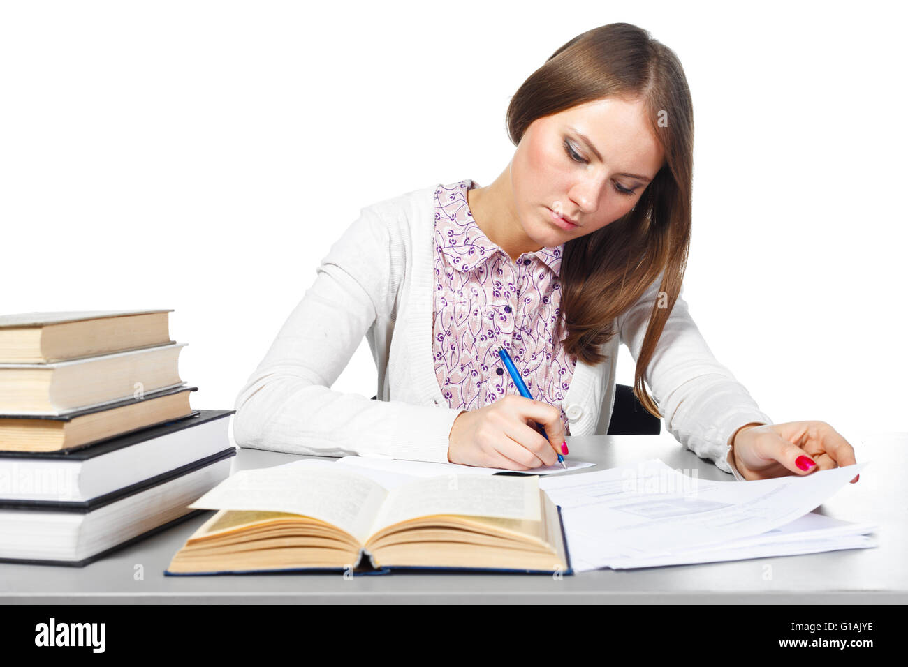 young student woman Stock Photo - Alamy