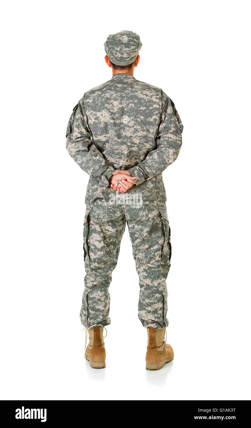 Anonymous female standing on Cut Out Stock Images & Pictures - Alamy