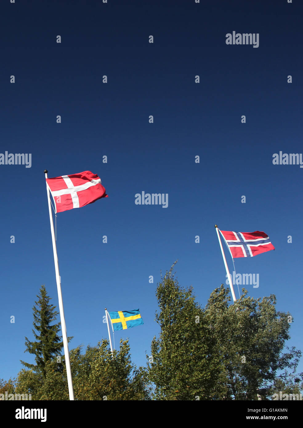 Denmark norway flag hi-res stock photography and images - Alamy
