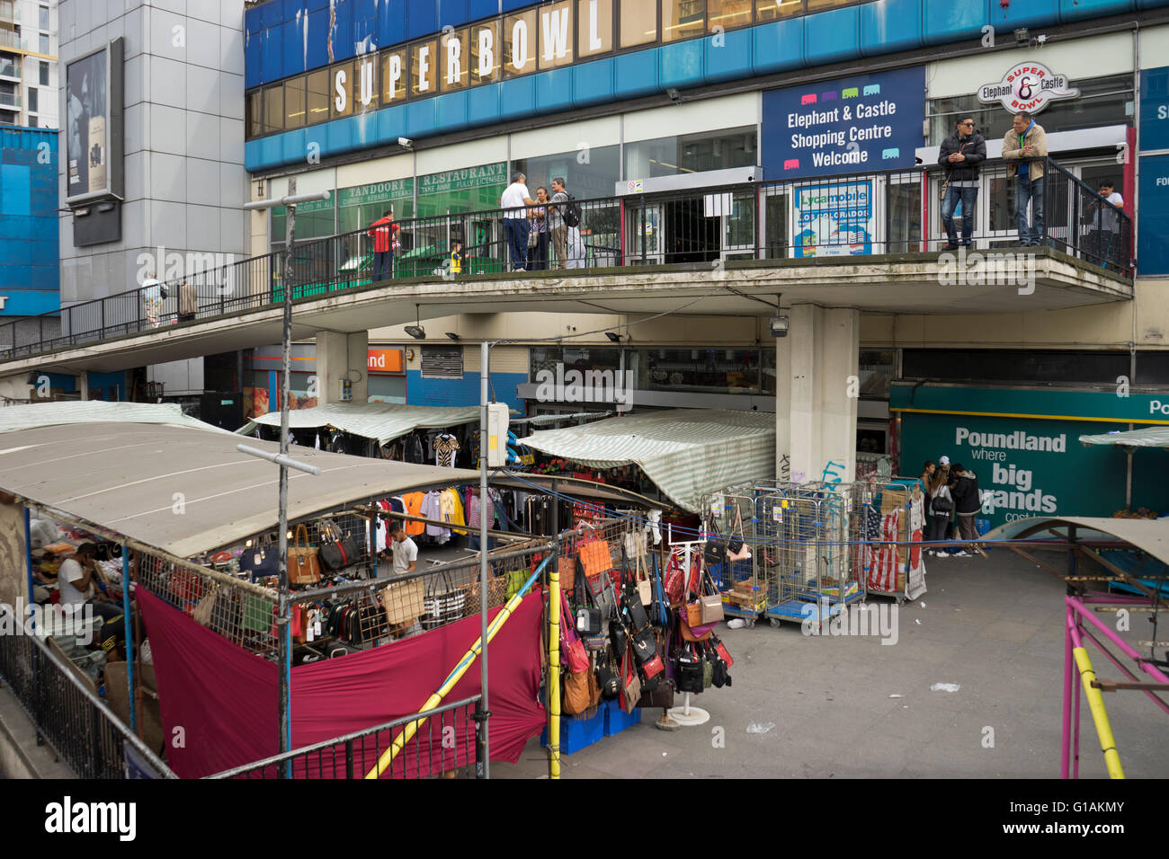 The old Elephant and Castle housing shopping centre, to be demolished ...