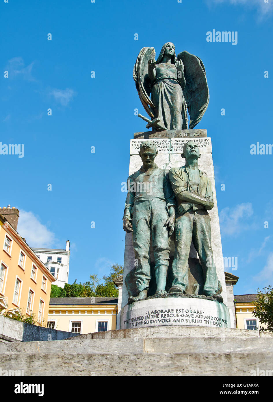 At the entrance to Casement Square is the Lusitania memorial was ...