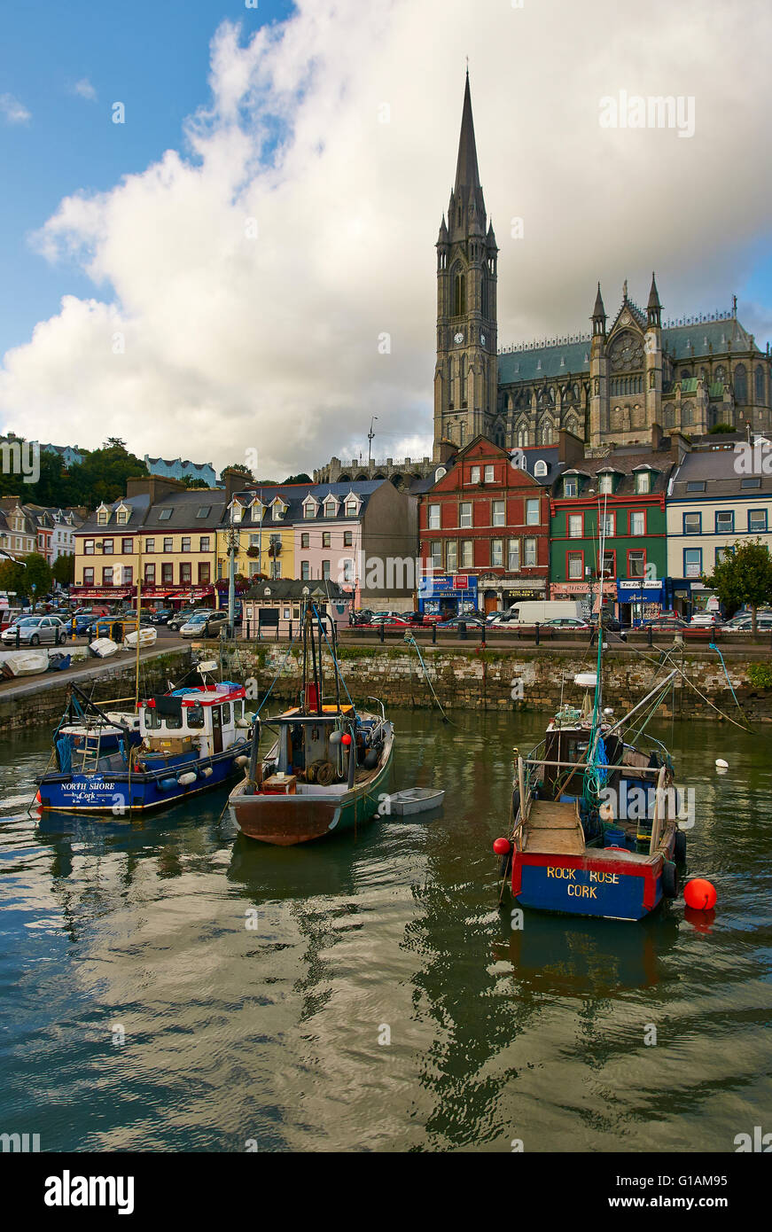 Architecture clock tower harbour docks mooring port quay hi-res stock ...