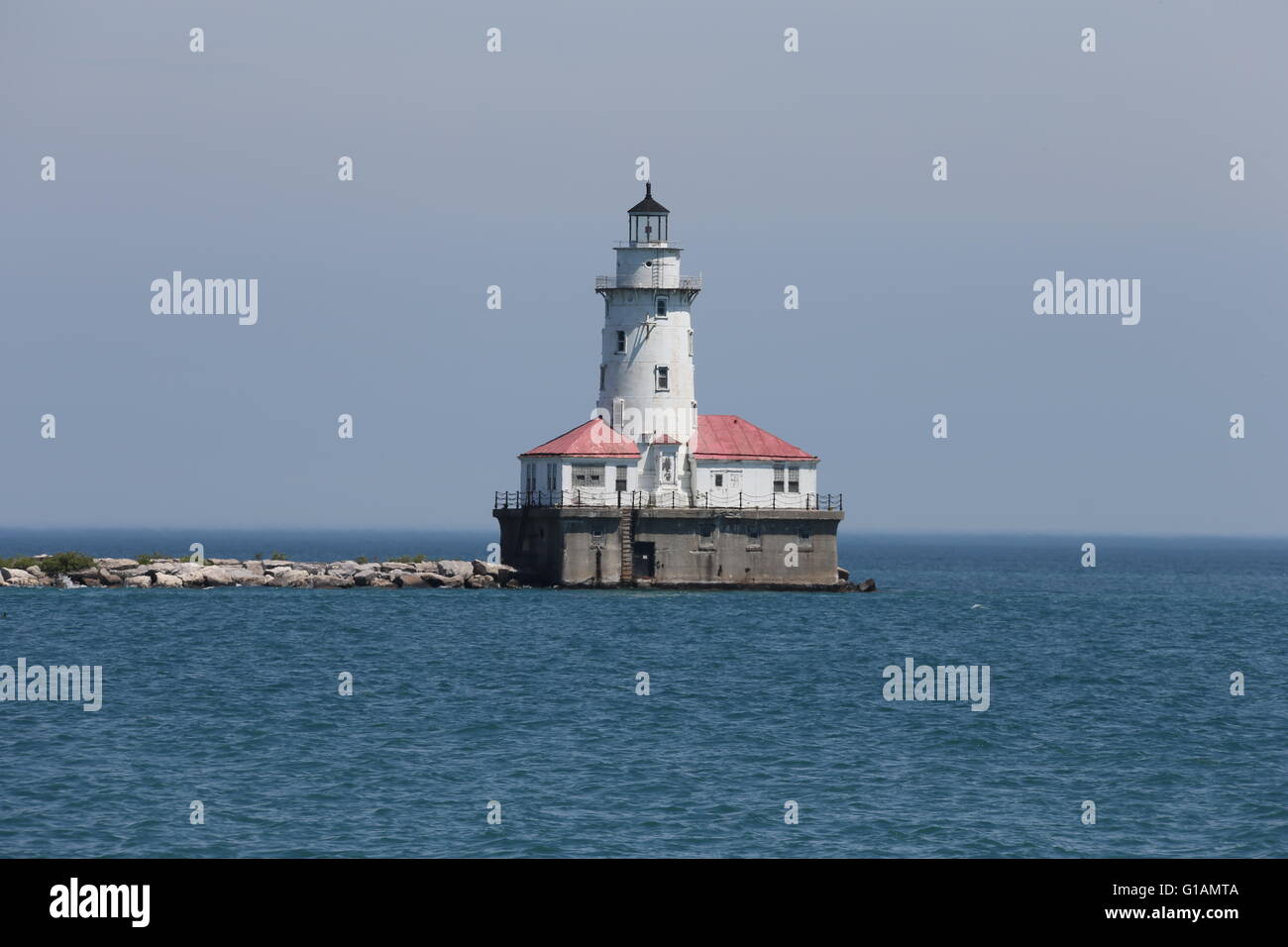 Navy pier lighthouse hi-res stock photography and images - Alamy