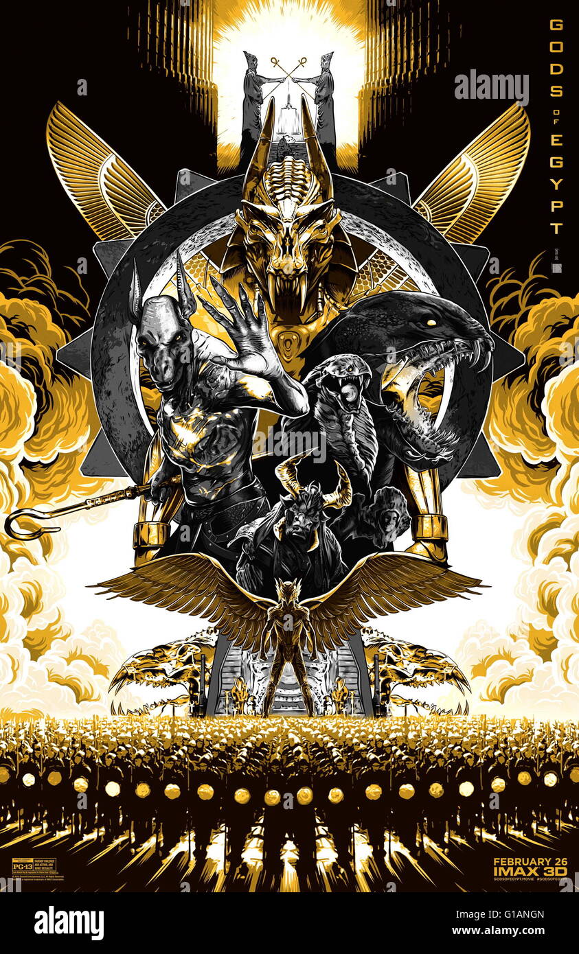 RELEASE DATE: February 26, 2016 TITLE: Gods of Egypt STUDIO: Fox ...