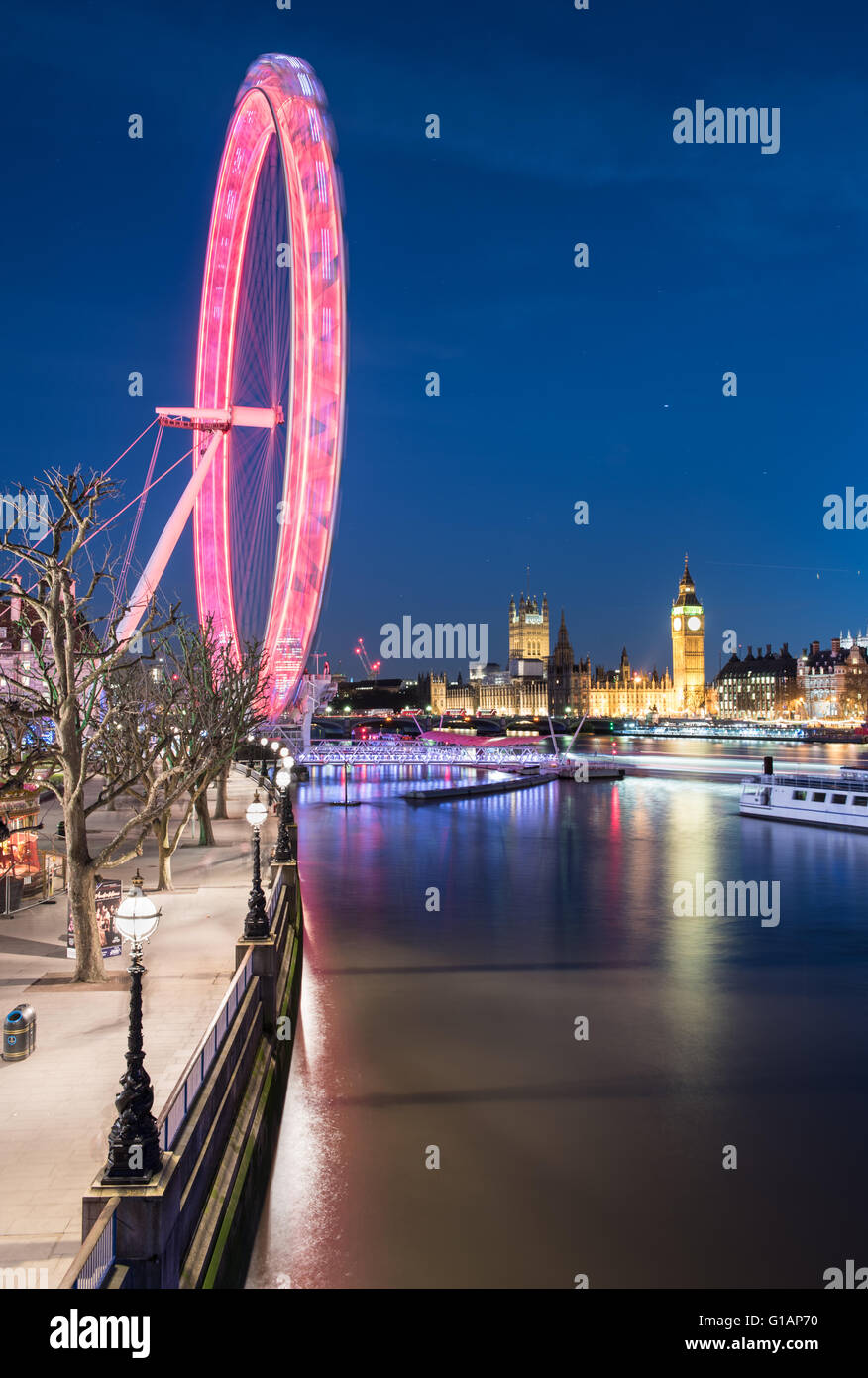 Waterloo Millennium Pier High Resolution Stock Photography and Images ...