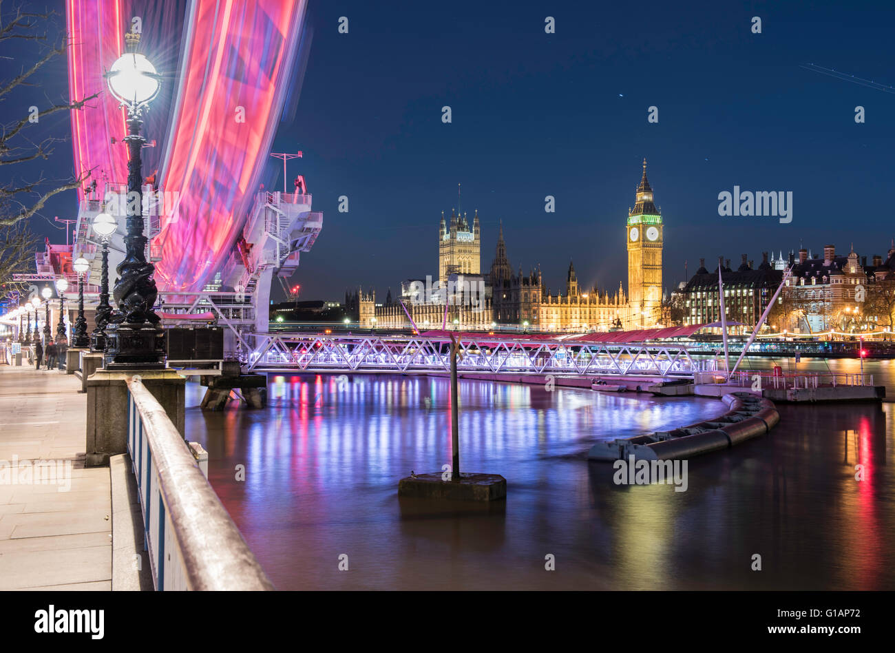 Waterloo Millennium Pier High Resolution Stock Photography and Images ...