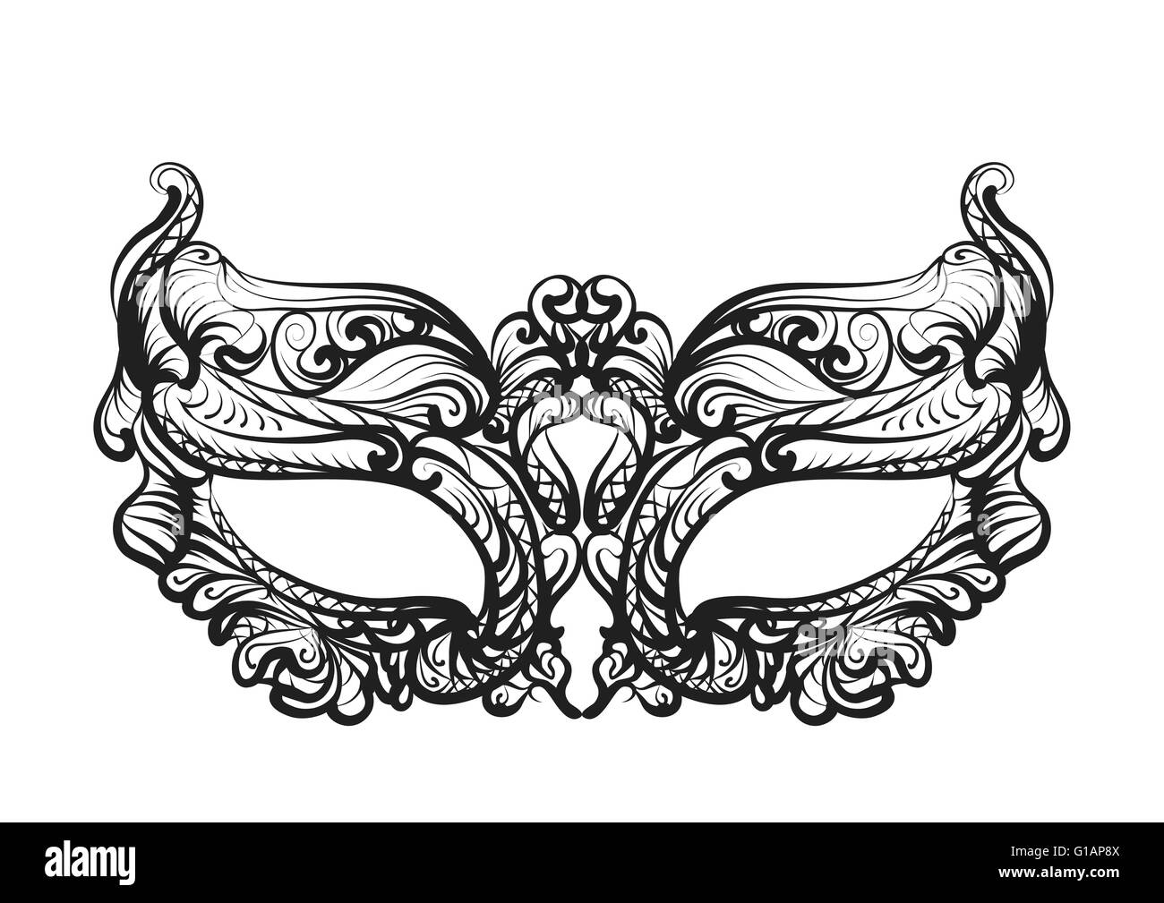 Mask silhouette hi-res stock photography and images - Alamy