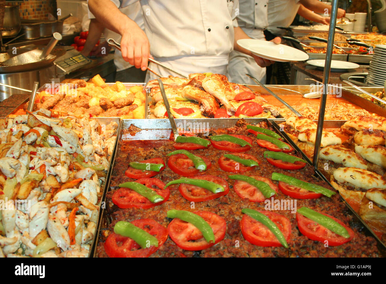 At turkish restaurant Stock Photo - Alamy
