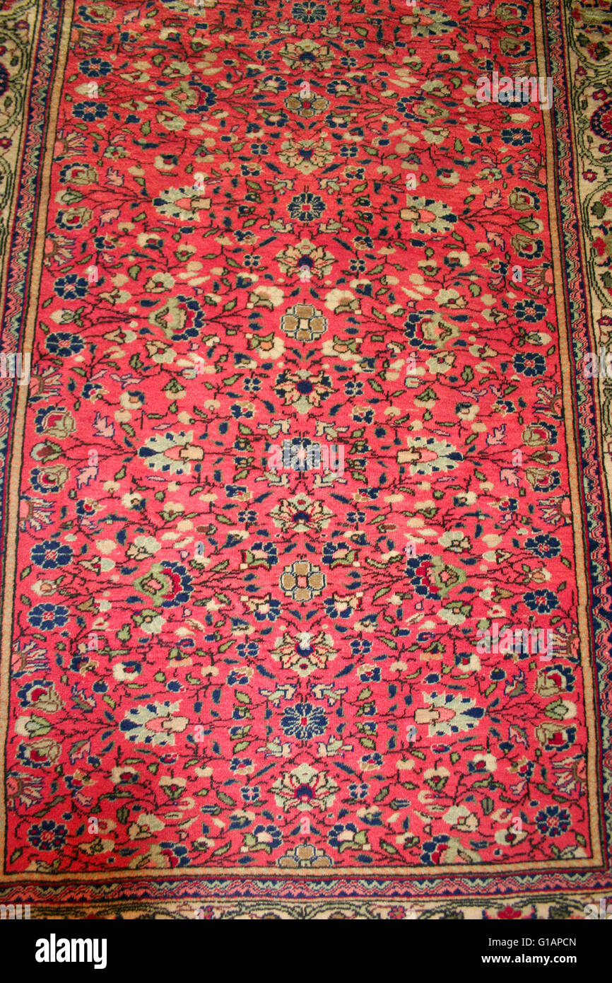 turkish carpet pattern as background Stock Photo - Alamy