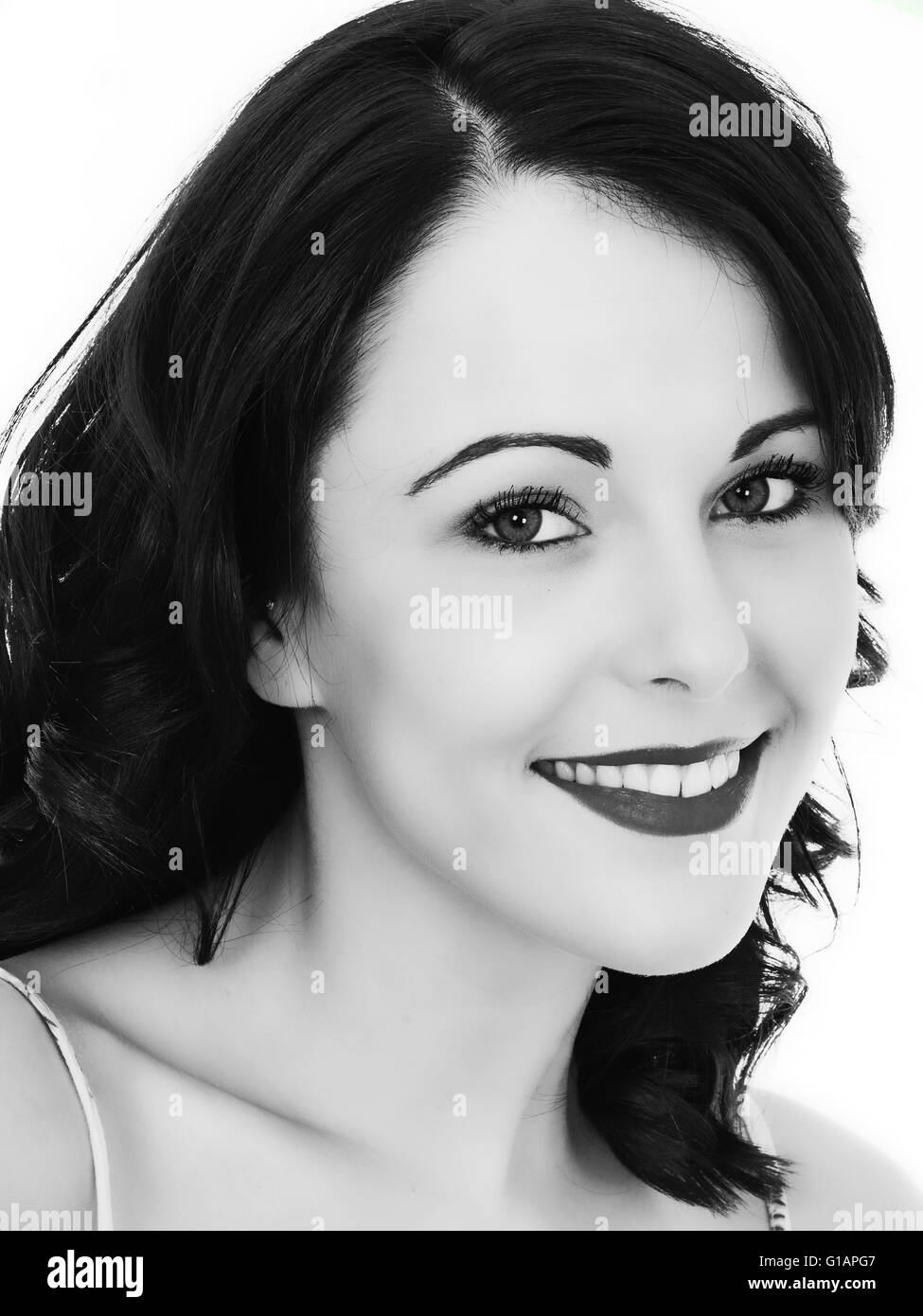 Shy demure young woman hi-res stock photography and images - Alamy