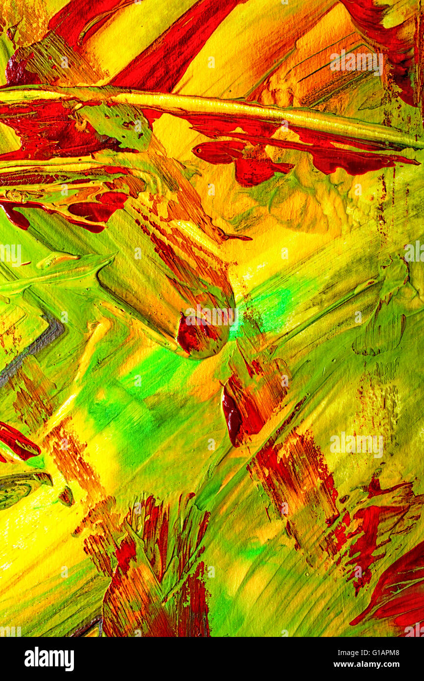 Abstract colorful texture painted with yellow and red colors Stock ...
