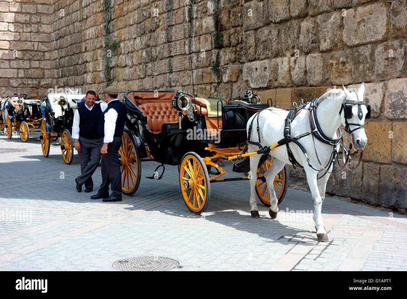 Ride With The Two Horse Carriage High Resolution Stock Photography and ...