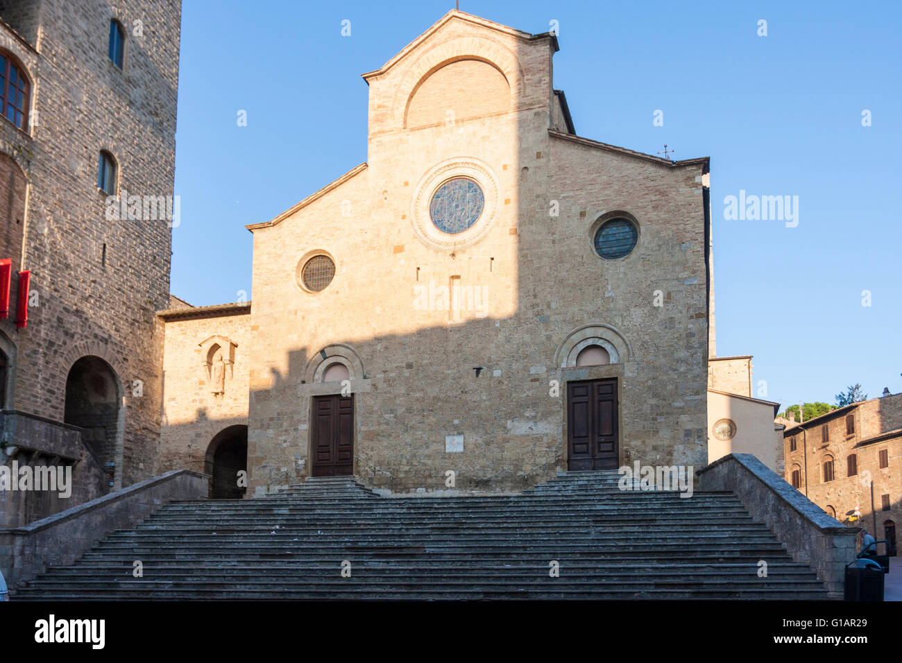 Collegiate church of the assumption of Mary exterior.Build X century ...